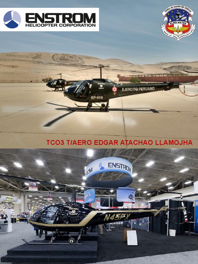Helicópteros Enstrom: Guía Técnica | PDF | Aeronáutica | Aeronave