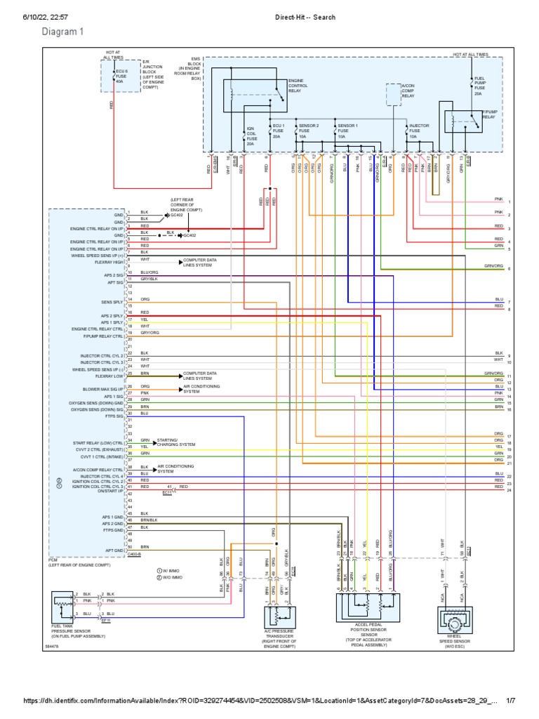 DIAGRAMA ELECTRICO 2018 Kia Forte LX 2.0L, L4, VIN 7, USACanada | PDF | Engine Technology ...