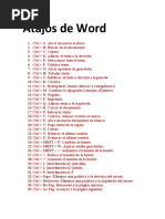 50 Atajos de Teclado para Word Que Cambiarán Tu Forma de Trabajar | PDF ...