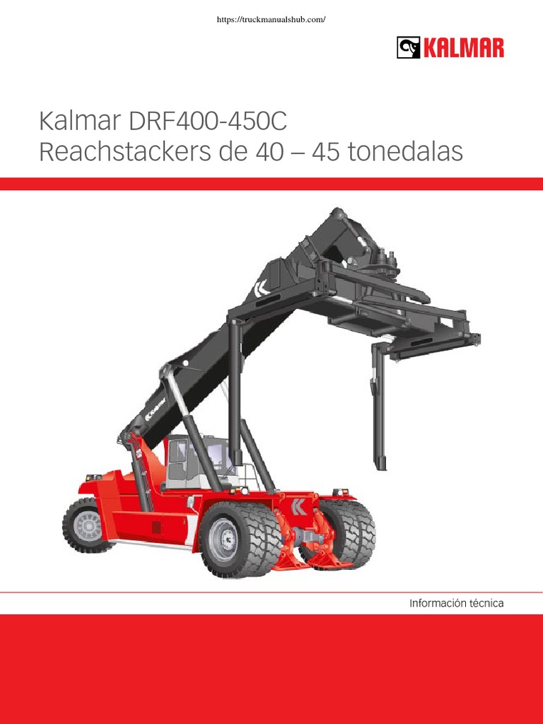 Reachstacker Kalmar DRF 400-450C | PDF | Inyección de combustible | Transporte Intermodal de Carga