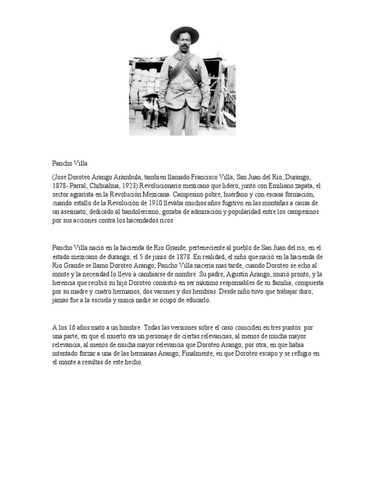 Pancho Villa | PDF