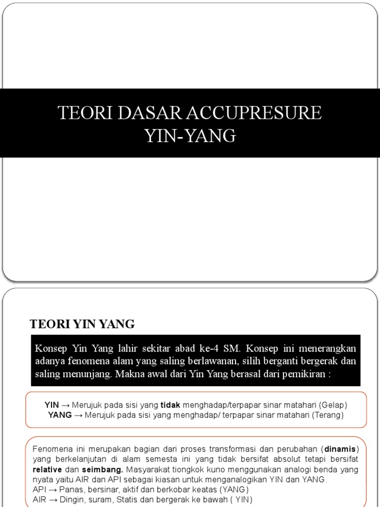 TEORI YIN-YANG | PDF