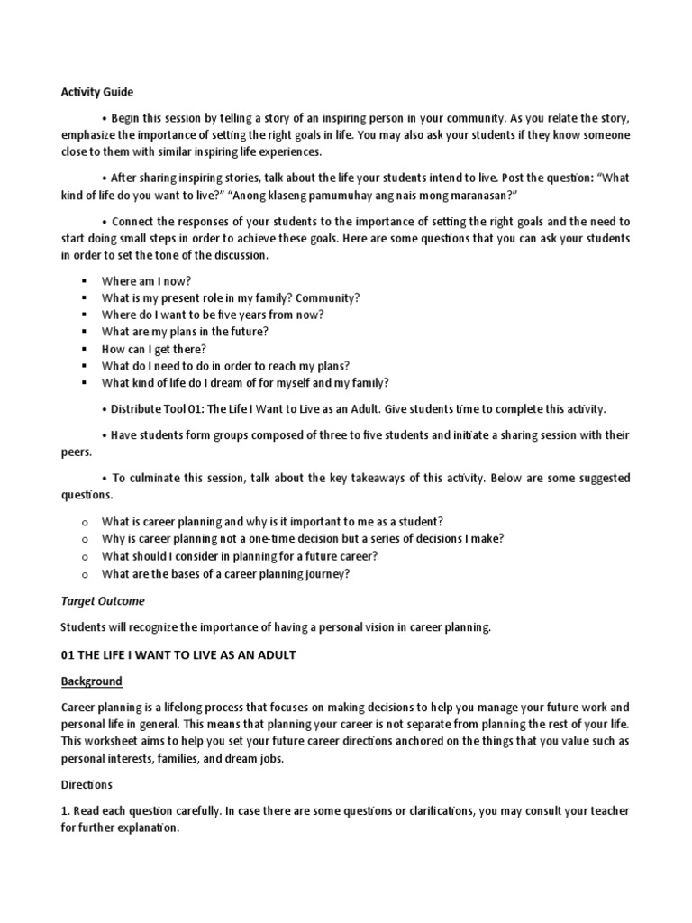 Activity Guide | Download Free PDF | Cognition | Communication