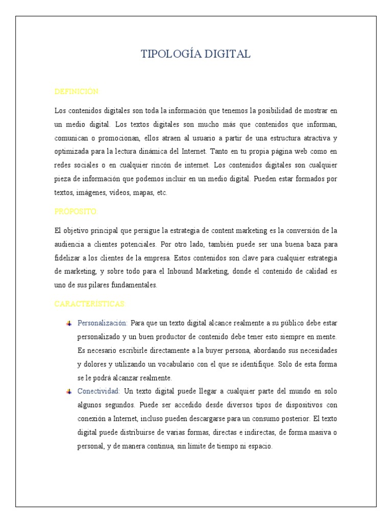 Tipología Digital | PDF | Posicionamiento en buscadores | Internet