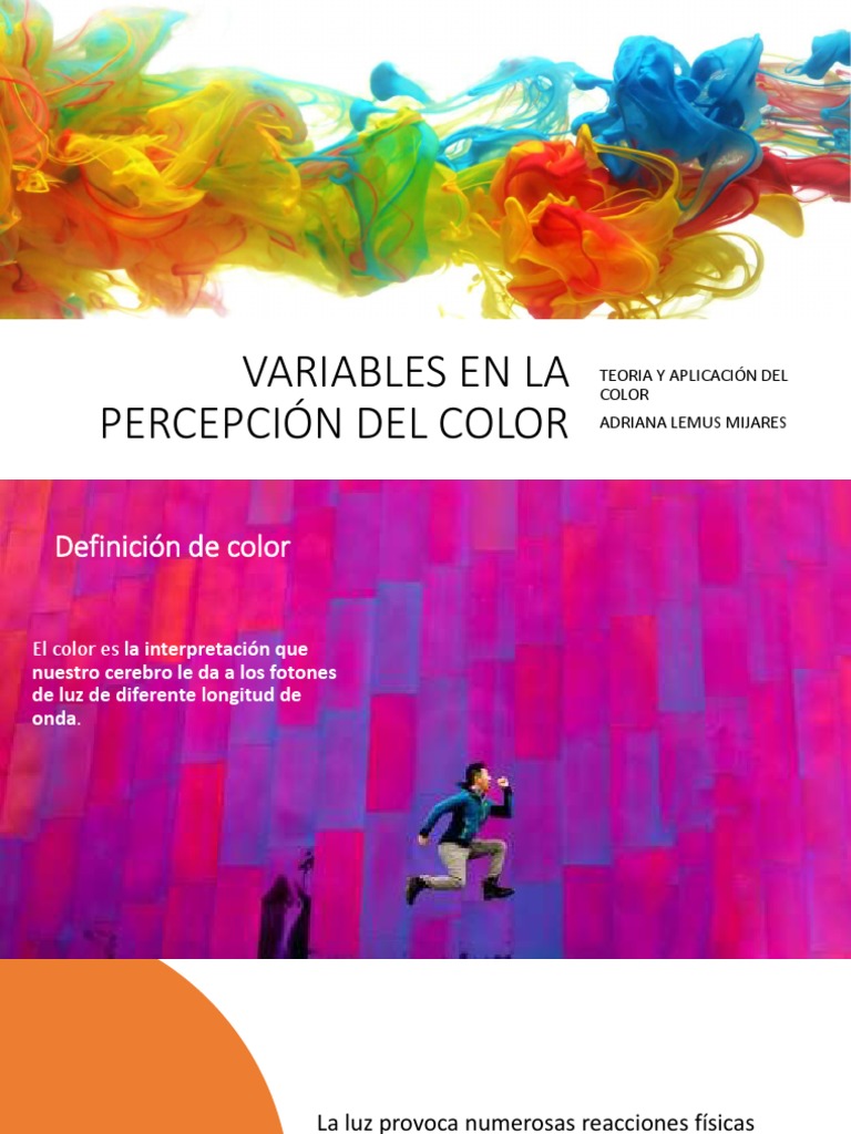 Elementos y Variables en La Percepcion Del Color | PDF | Color | Ligero