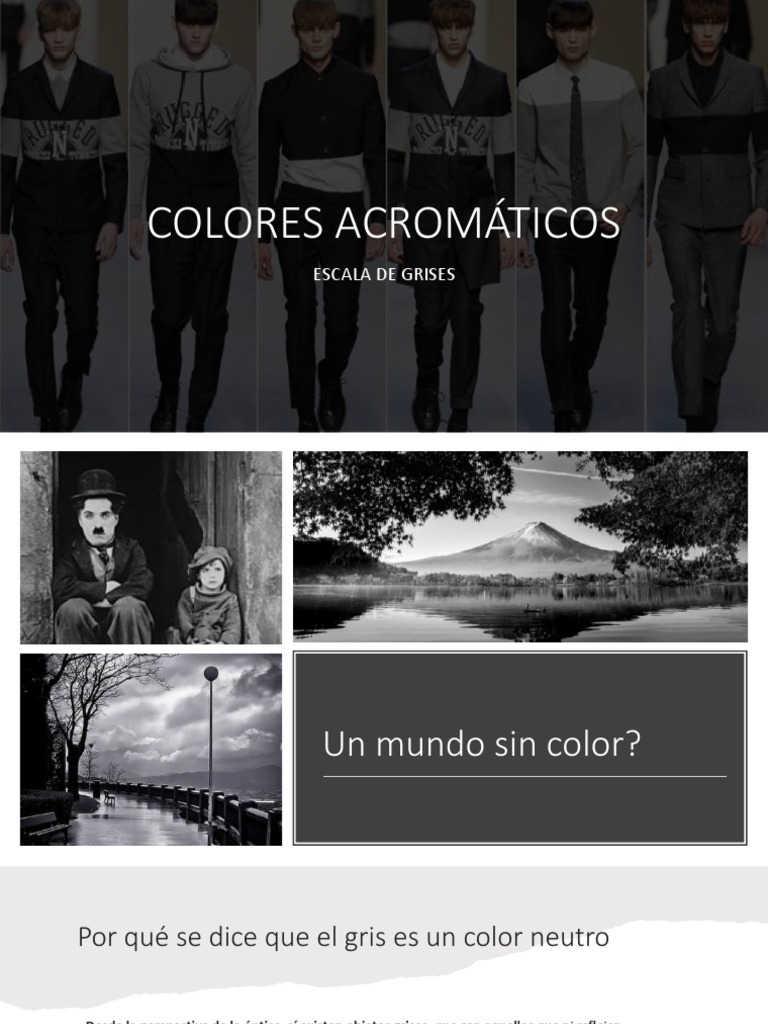 Escala de Grises y Colores Neutros | PDF | Color | Procesamiento de ...
