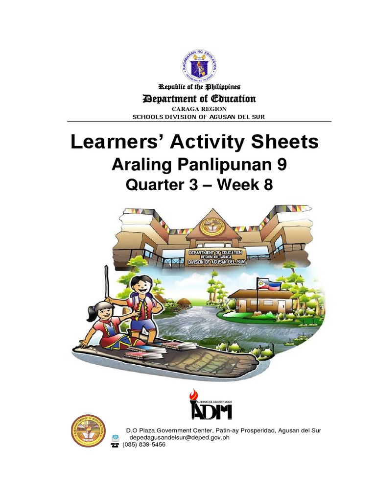 Learners' Activity Sheets: Araling Panlipunan 9 | PDF