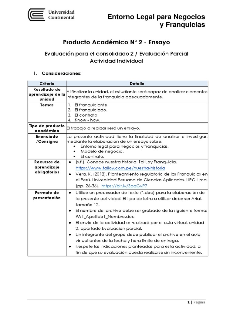Producto Académico 2 Evaluacion Parcial | PDF | Evaluación | Ciencia cognitiva