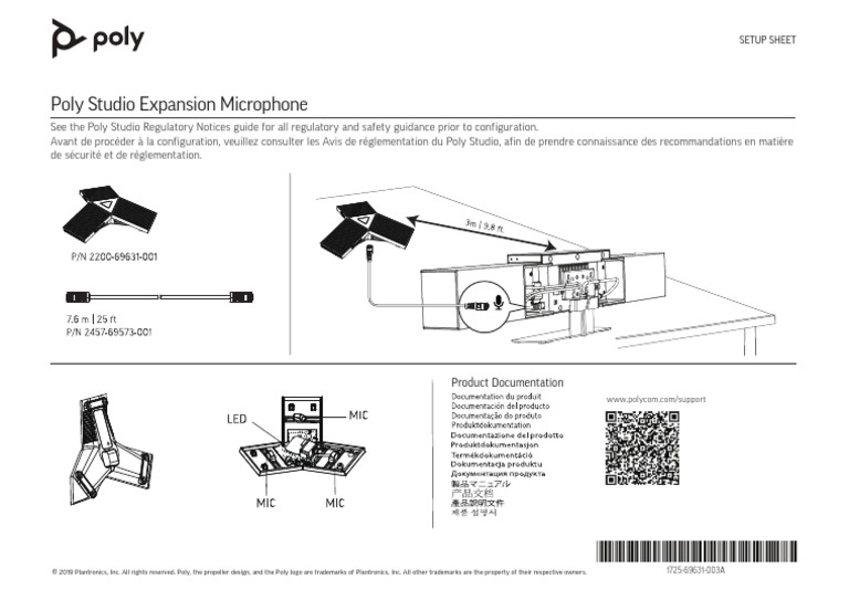 Polycom Studio Exp Mic Setup | PDF