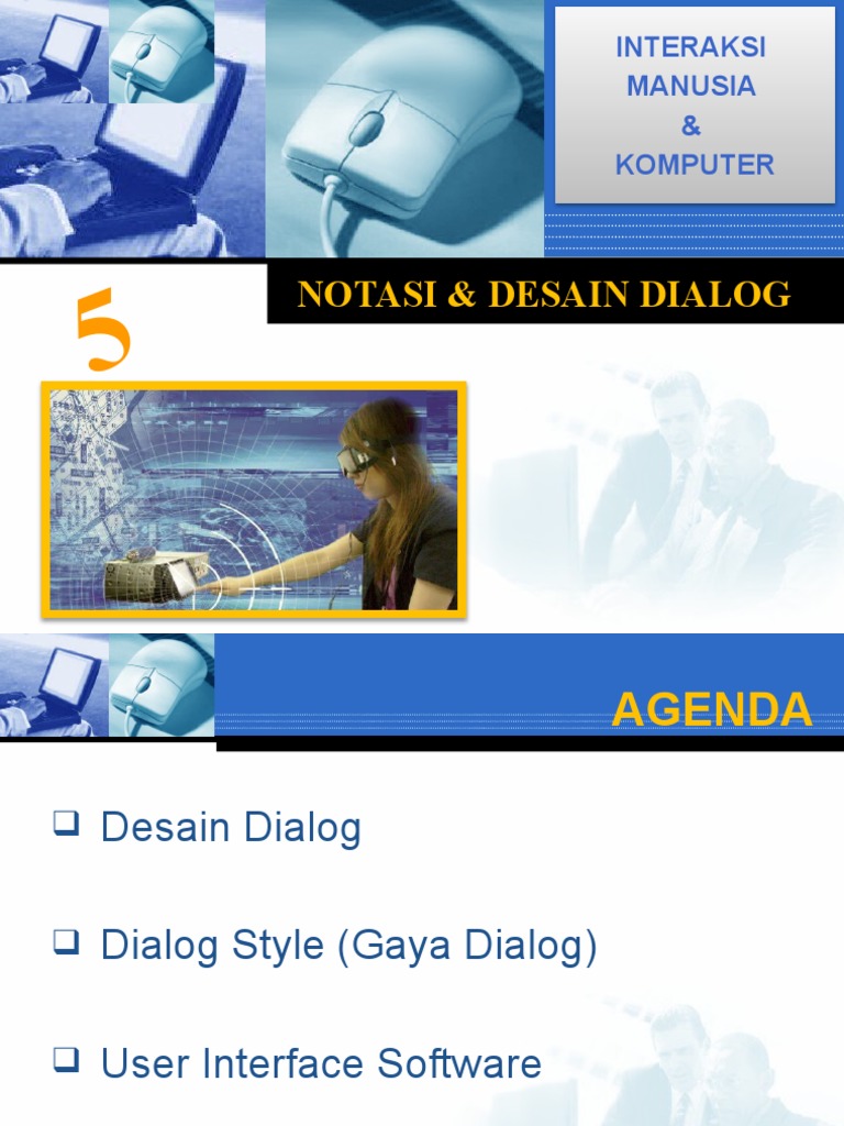 Desain dan Gaya Dialog dalam IMK | PDF