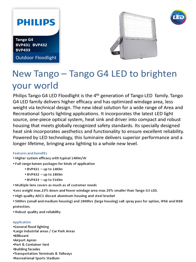 Datasheet Tango G4 BVP43X - GM - 202011 | PDF | Mains Electricity ...