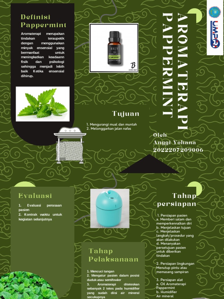 Leaflet Aromaterapi Pappermint | PDF