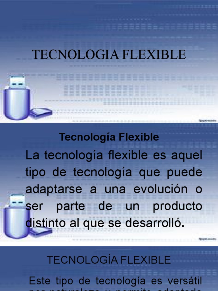 Definición y Ejemplos de Tecnología Flexible | PDF | Negocios