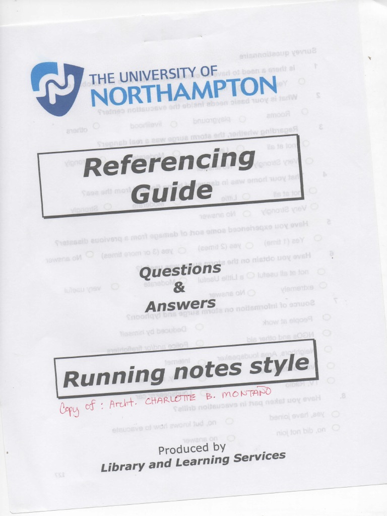 Referencing Guide | PDF