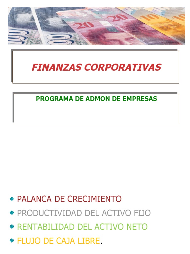 Finanzas Corporativas 2019-II | PDF | Compartir (Finanzas) | Business