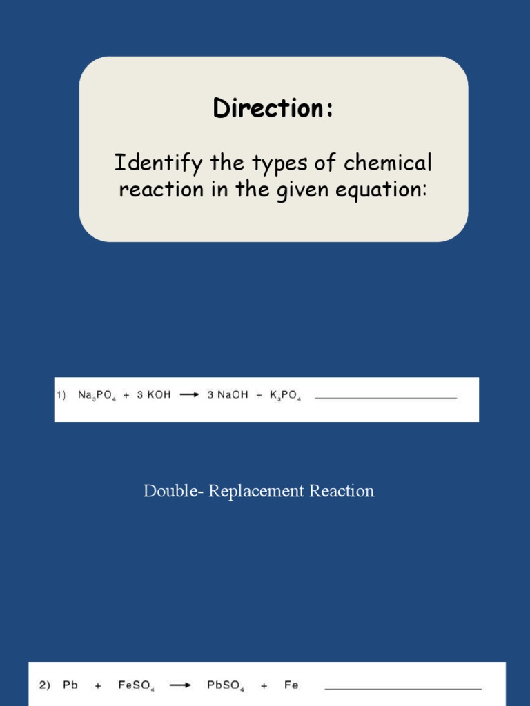 Writing and Balance Chemical Equations | PDF