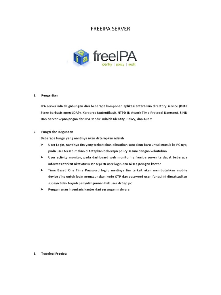 Freeipa Documentation | PDF