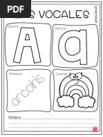 Fichas de Maduracion - Rumbo A Primer Grado | PDF | Artes del Lenguaje ...