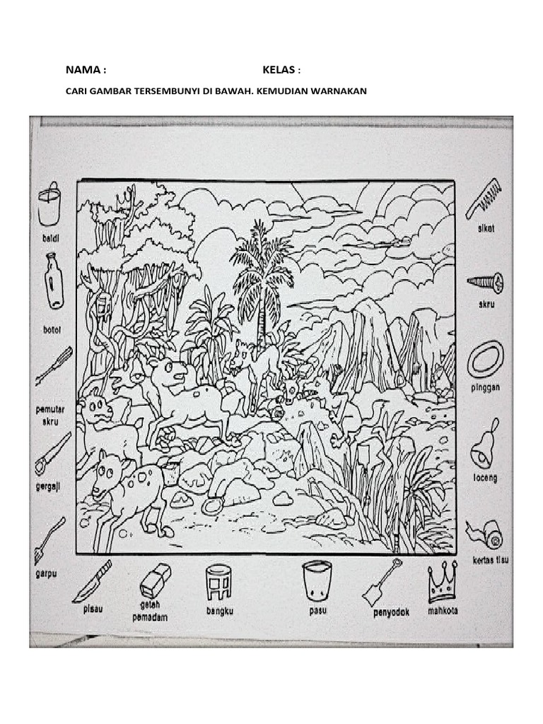 Cari Gambar Tersembunyi | PDF