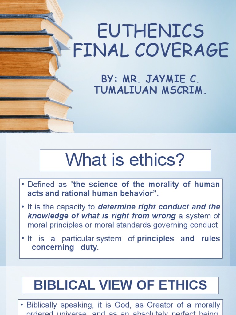 ETHICS and VALUES | Download Free PDF | Morality | God