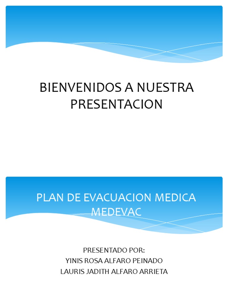 Plan de Evacuacion Medica Medevac | PDF