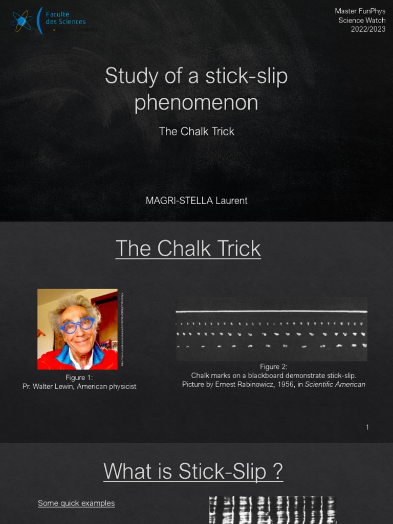 Study of A Stick-Slip Phenomenon | PDF | Physical Sciences | Materials ...