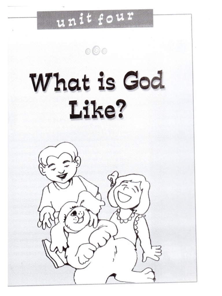 WHAT's GOD Like - Lesson 1 | PDF