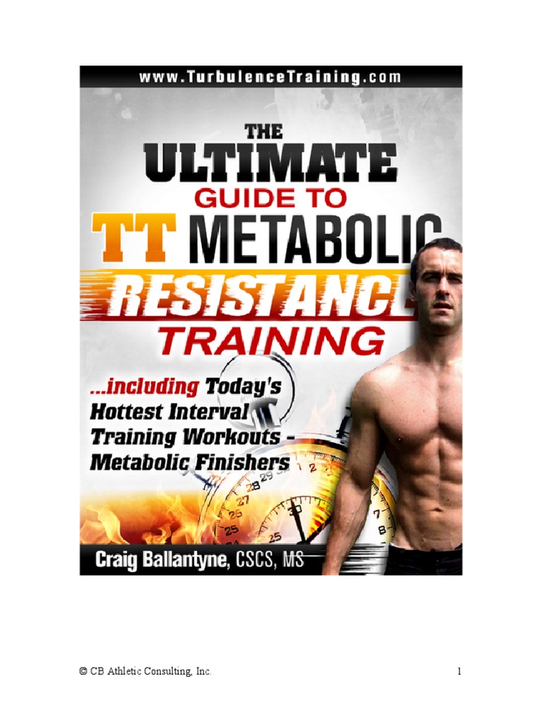 MRT Free Report. Metabolic Resistance Training. Craig Ballantyne | PDF ...