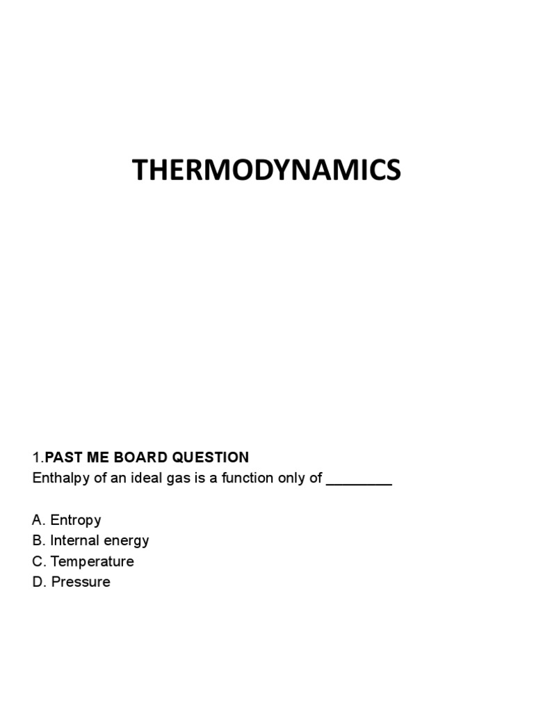 Chapter 1 Thermodynamics | PDF | Heat | Temperature