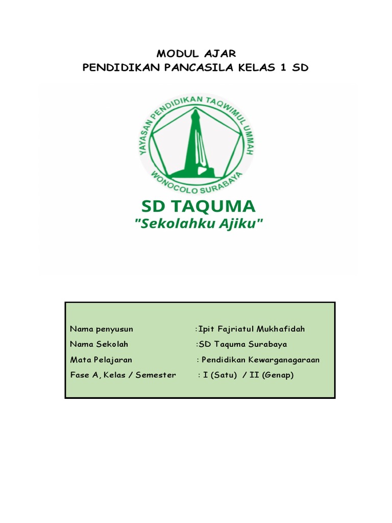 Modul Ajar PKN | PDF