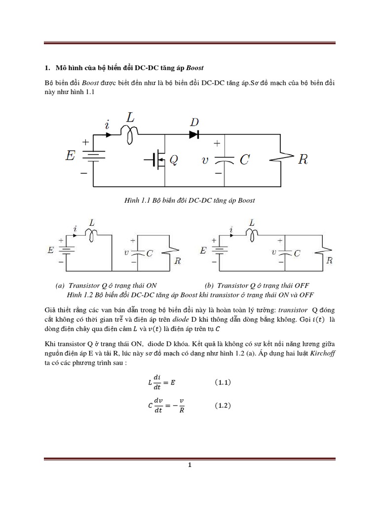 Power Boost Converter | PDF
