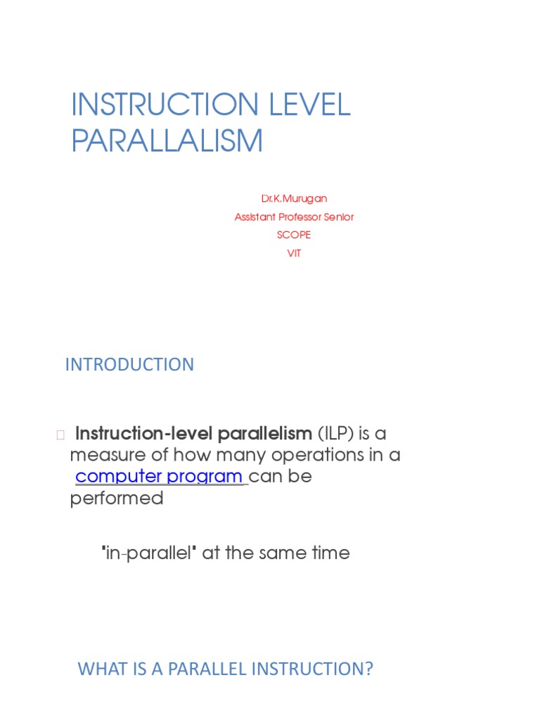 Instruction-Level Parallelism Guide | PDF | Computers