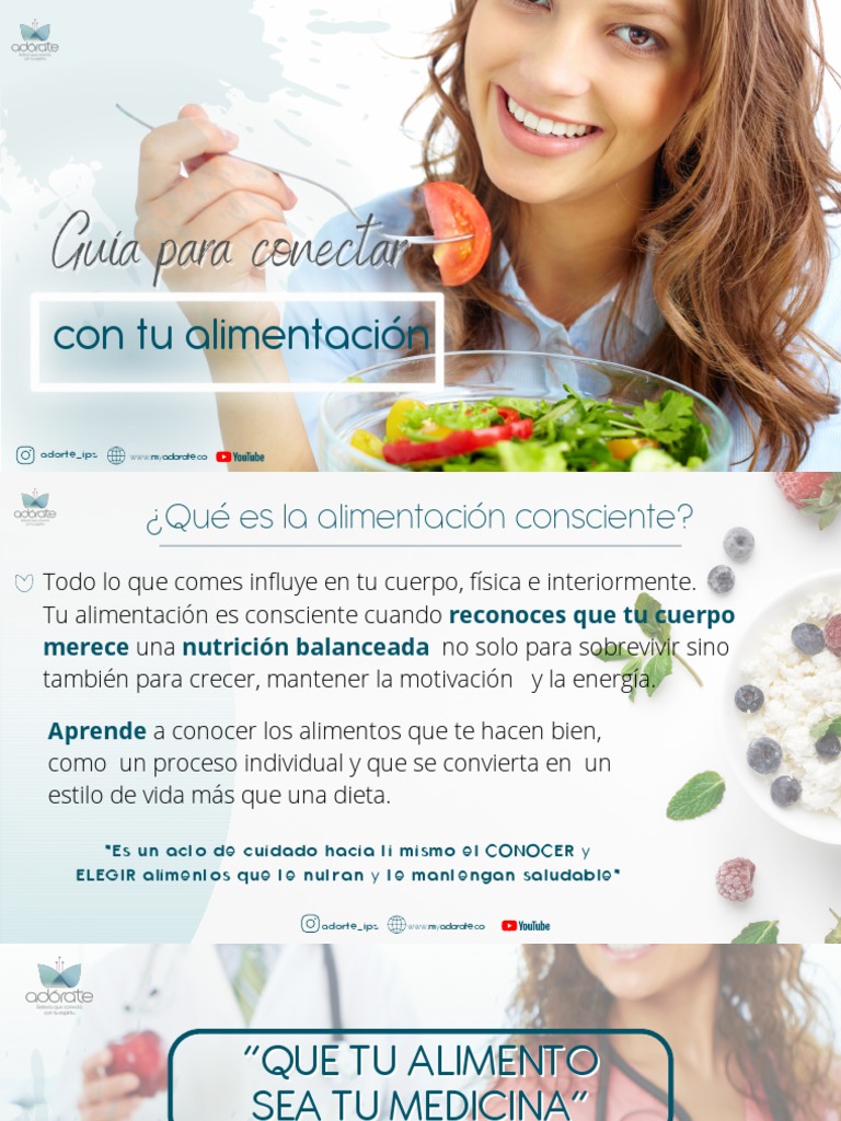 Claves para una Alimentación Consciente | PDF | Alimentos | Nutrición