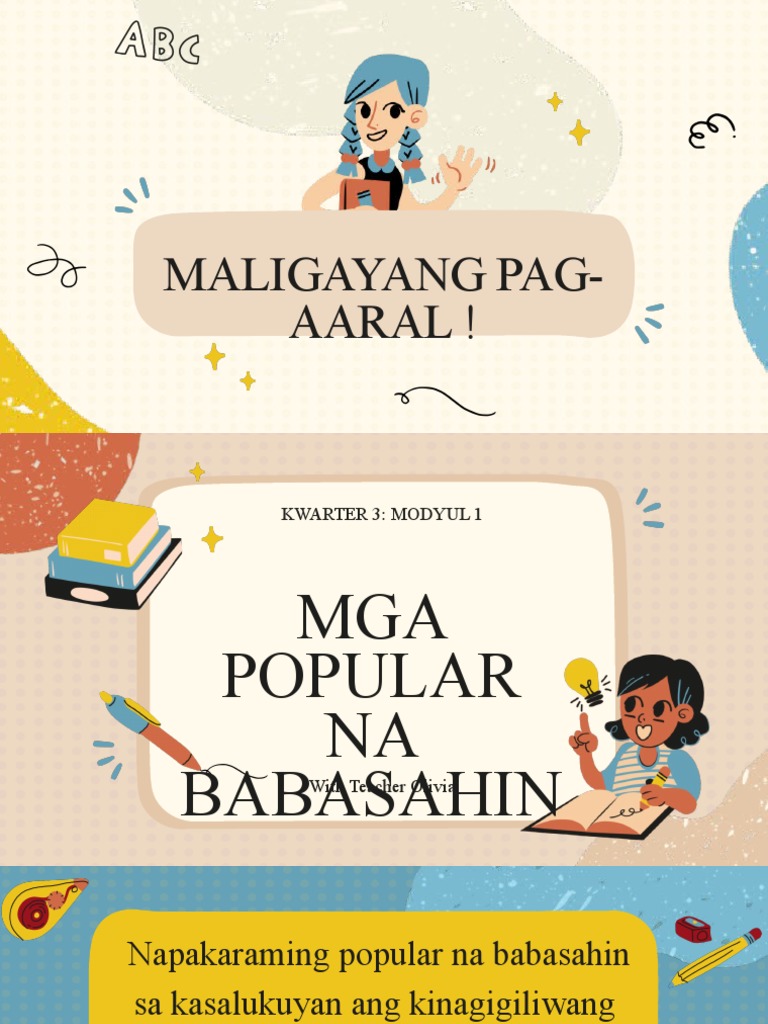 Kwarter 3 Modyul 1 Tabloid | PDF