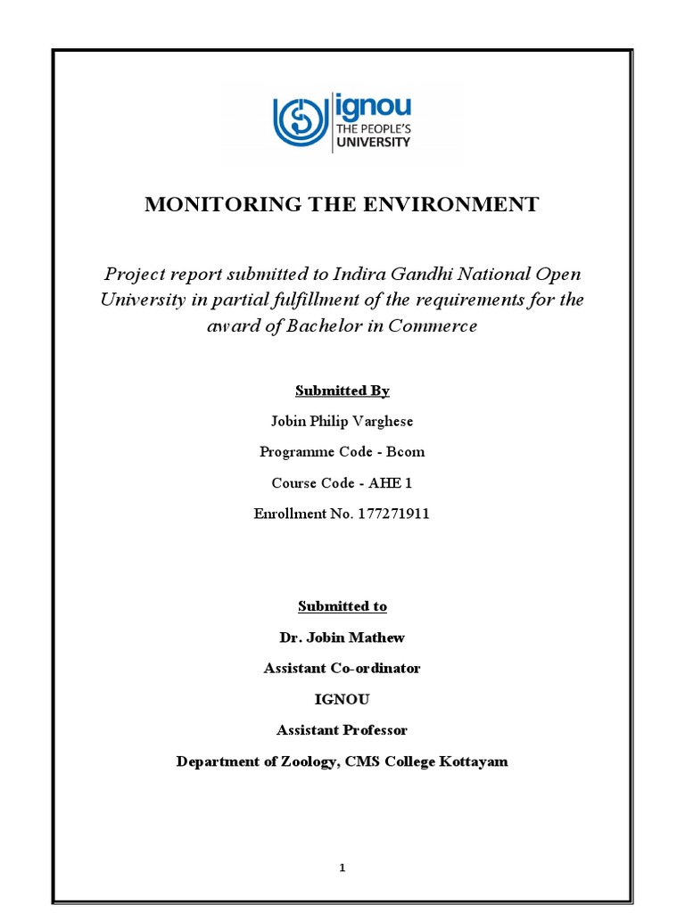 Environmental Monitoring Overview | PDF | Environmental Monitoring ...