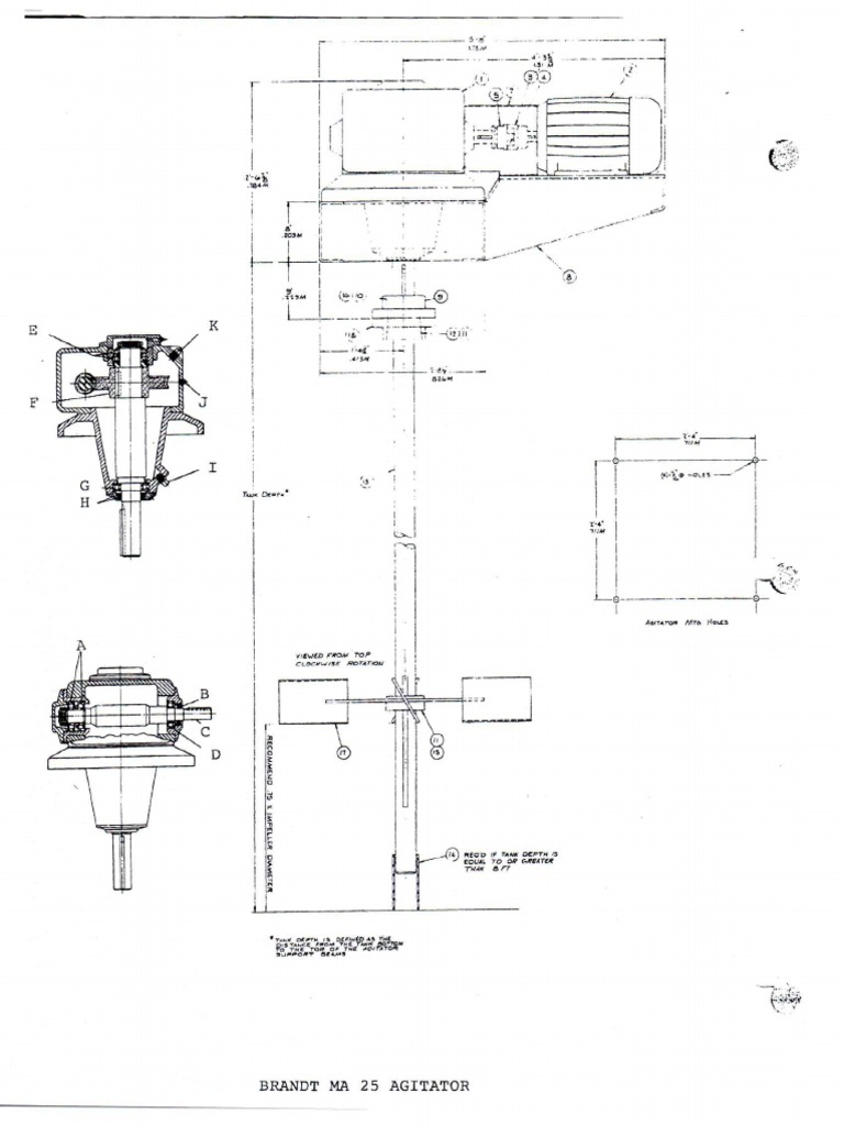 Brandt Ma 25 Agitator Assembly | PDF