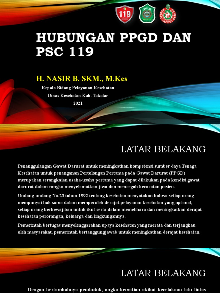 H.nasir Kabid Yankes Hub. PPGD Dan PSC 119 | PDF