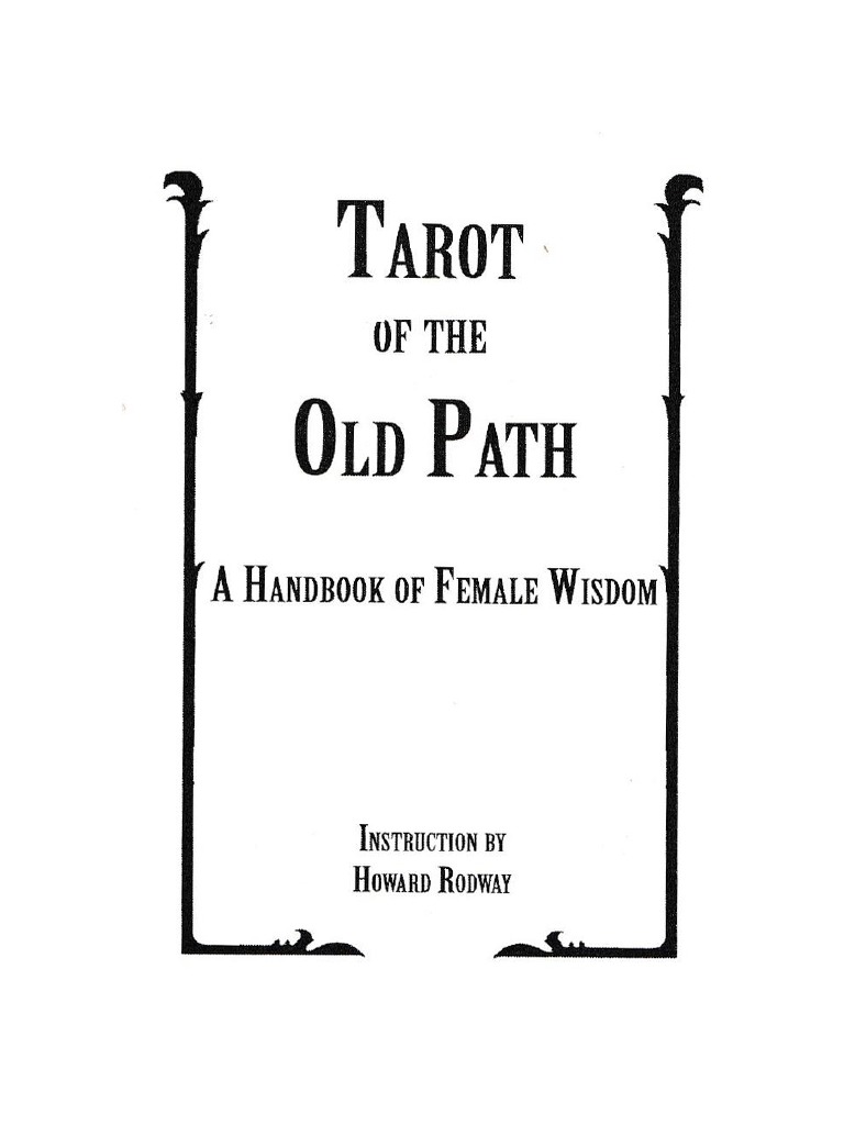 TAROT OF THE OLD PATHa | PDF