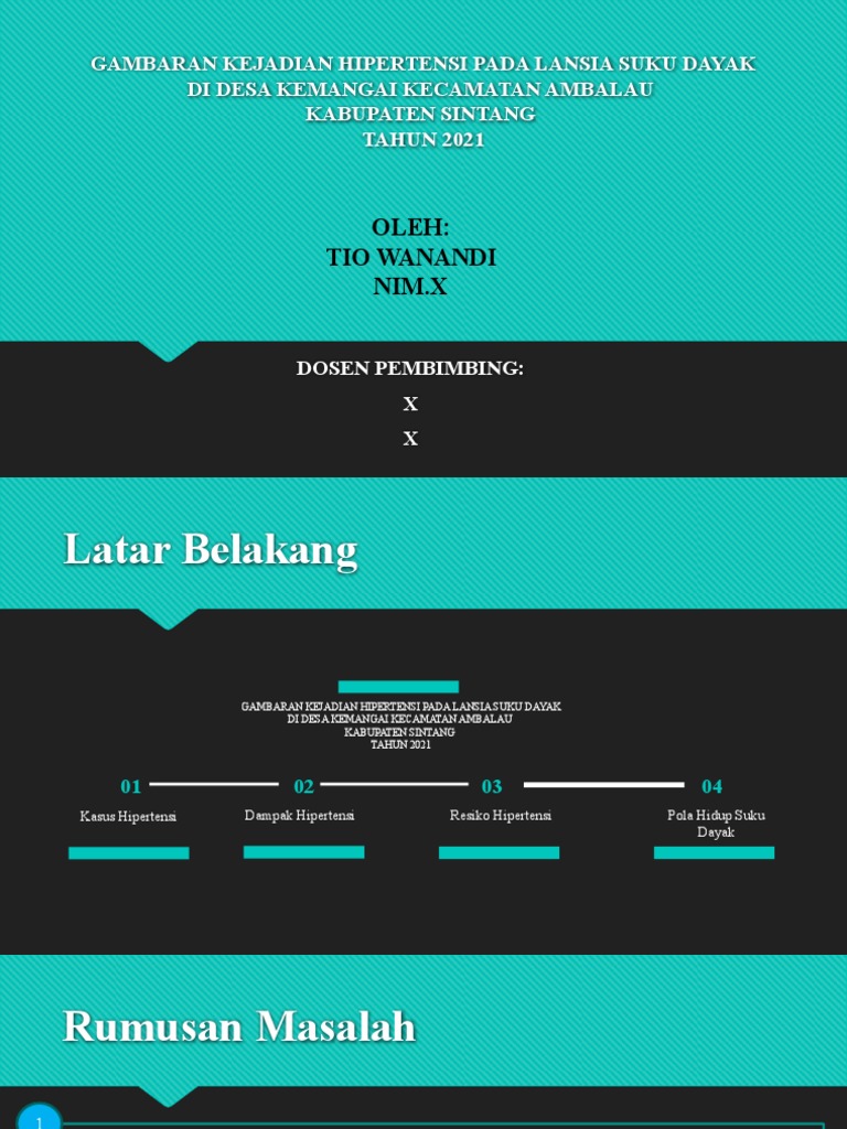 Contoh Power Point Seminar Proposal 5 | PDF