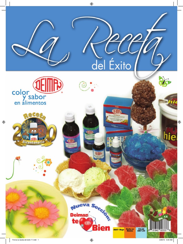 La Receta del Éxito en Deiman | PDF | Helado | Panes