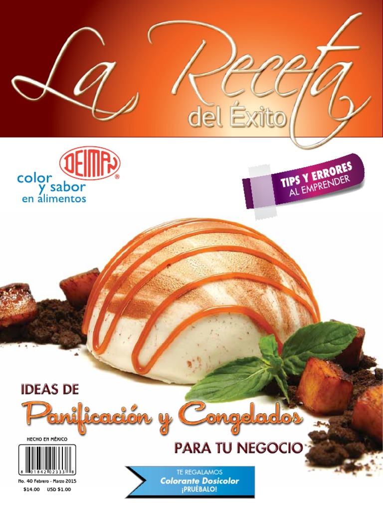 La Receta Del Exito 40internet | PDF | Helado | Panes