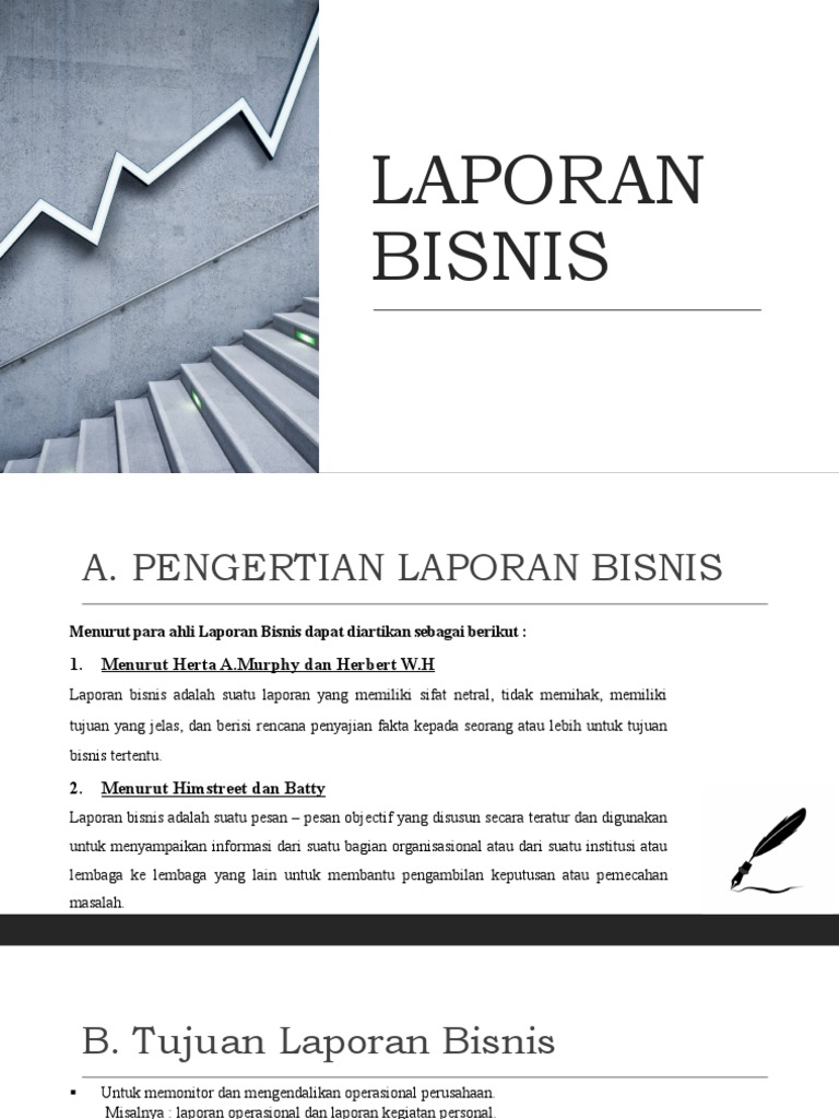 Laporan Bisnis | PDF | Karier & Perkembangan | Pengelolaan Keuangan & Uang