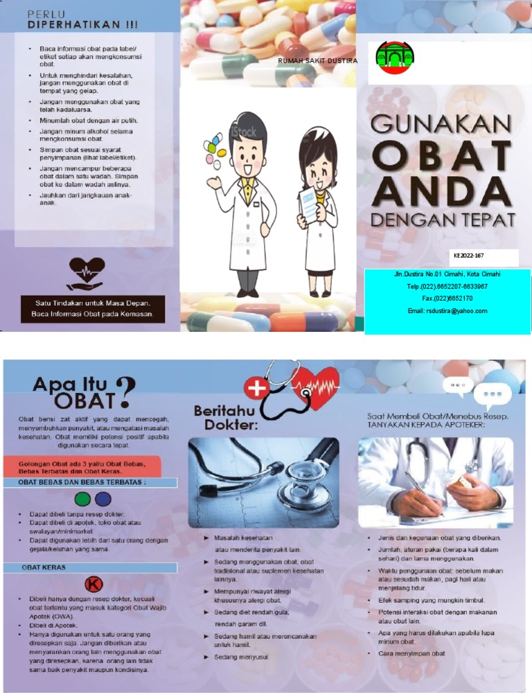Leaflet Penggunaan Obat | PDF