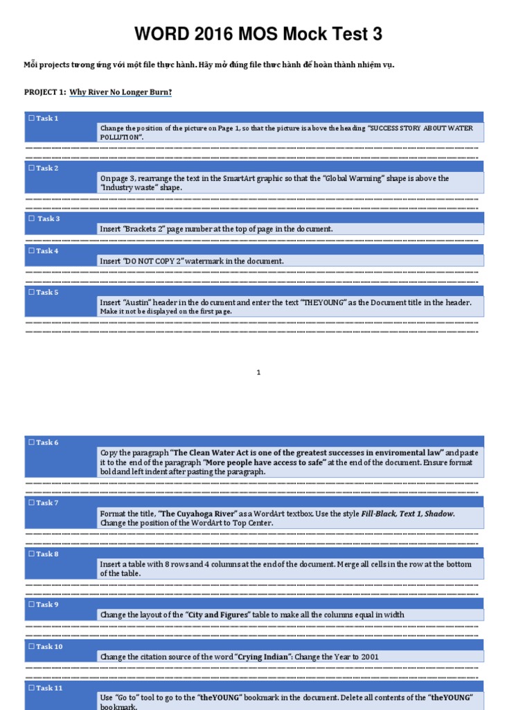 (Word) Mock Test 3 | PDF | Paragraph | Page Layout