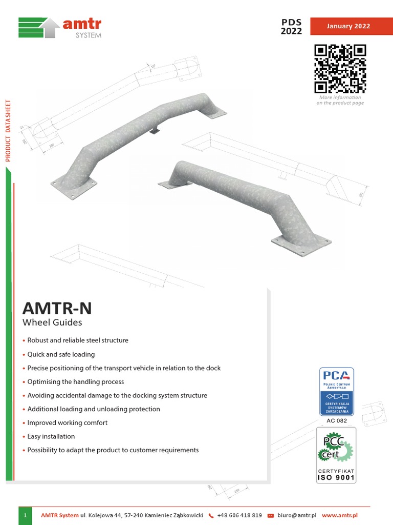 AMTR-N Ratų Kreipiančiosios Bukletas | PDF | Manufactured Goods