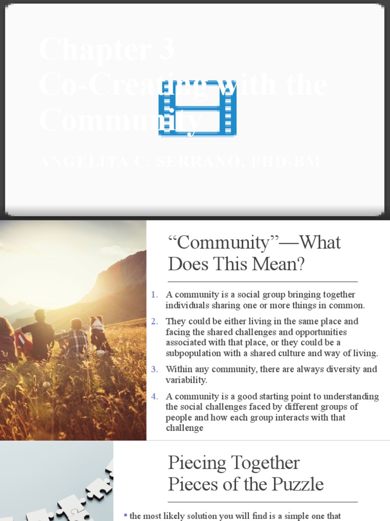 Chapter 3 Co-Creating With The Community | PDF | Community ...