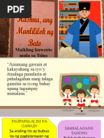 9 ARALIN 6 Hashnu, Ang Manlililok NG Bato | PDF