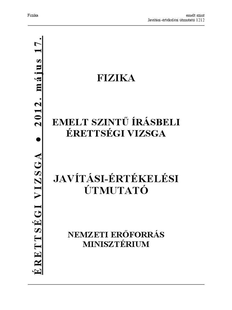 E Fiz 12maj Ut | PDF