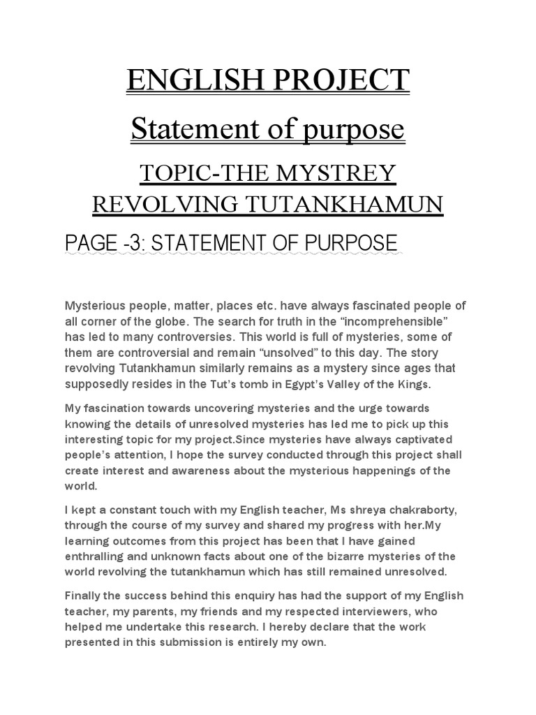 English Project | PDF