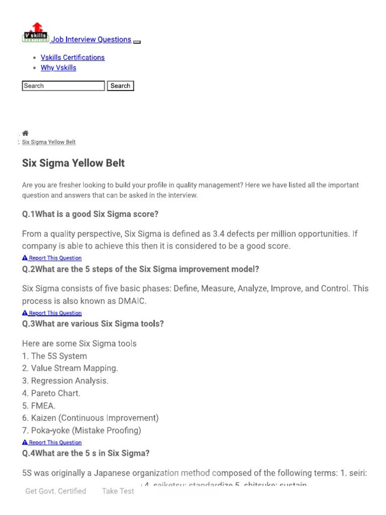 6 Sigma | PDF
